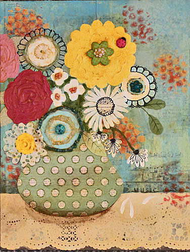 Funky Flowers - The Red Painted Cottage