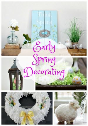 Early Spring Decorating - The Red Painted Cottage